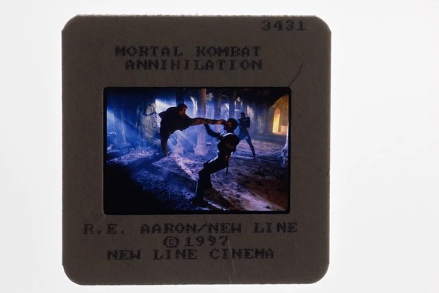 MORTAL KOMBAT ANNIHILATION Ray Park Caso Sultan Uddin promo photo 35mm ...