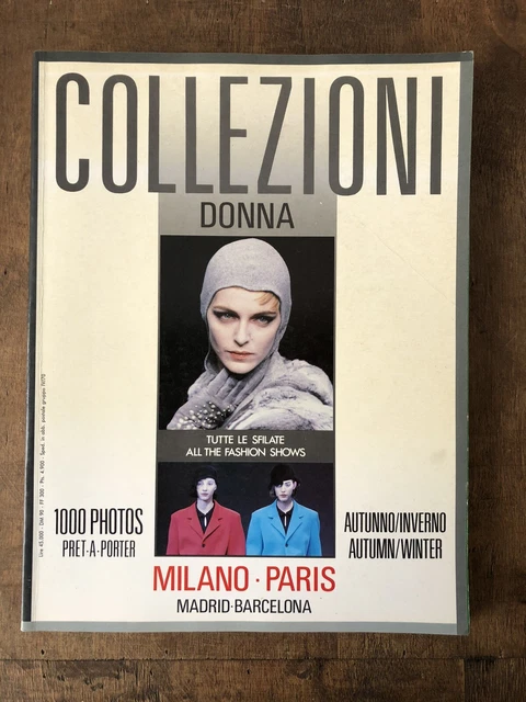 COLLEZIONI DONNA N.16 Pret A Porter Autunno Inverno 1990/91 EUR 29,90 ...
