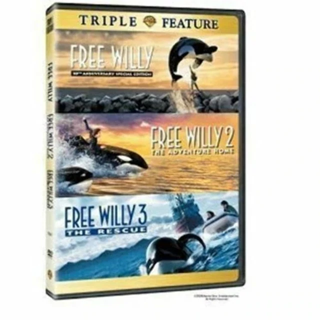 TRIPLE FEATURE: FREE Willy / Free Willy 2 - The Adventure Home / Free ...