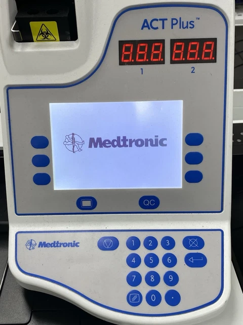 MEDTRONIC REF ACT200, ACT Plus Automated Coagulation Timer - Used ...