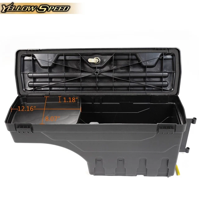 TRUCK WHEELS GOOD Storage Tool Box+Lock Fit For 02-18 Dodge Ram 1500 ...