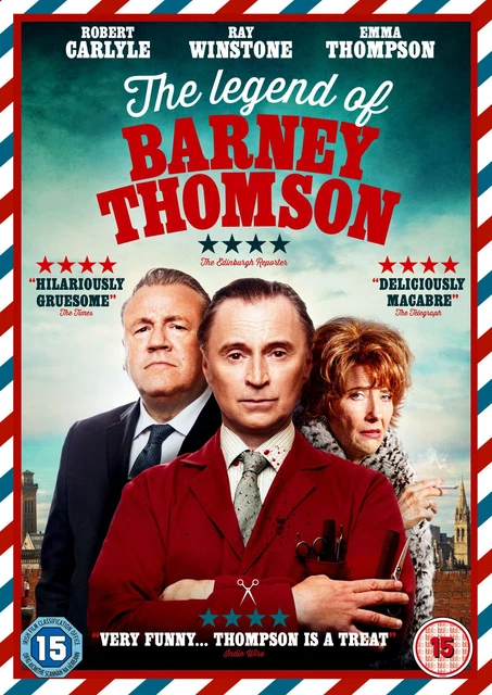 THE LEGEND OF Barney Thomson (DVD) Emma Thompson Robert Carlyle Ray ...