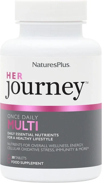 95) NATURES PLUS Her Journey 30 Vegan Tabs Womens Multivitamin Overall ...