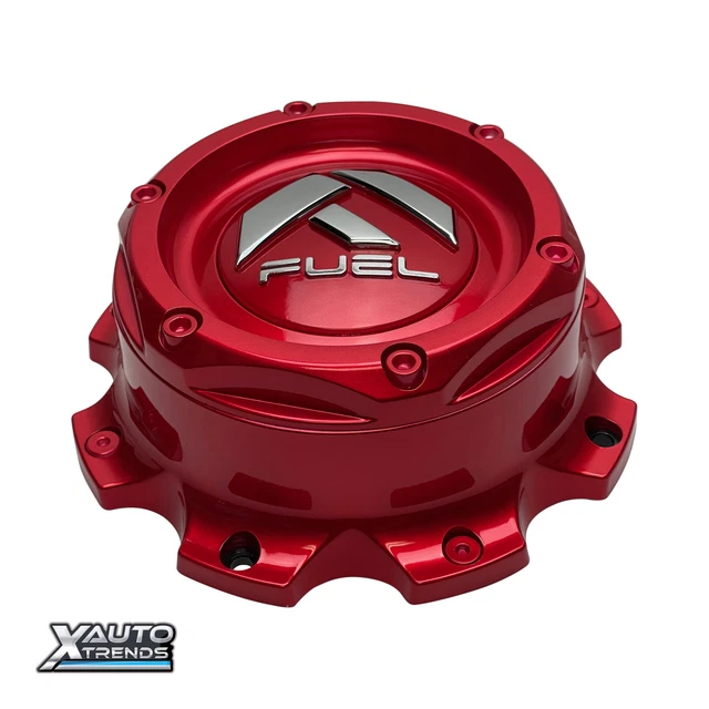 FUEL OFF-ROAD GLOSS Red Wheel Center Cap w/ Chrome logo 1004-10GQC $49. ...