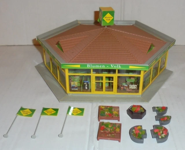 FALLER 130342 GEBÄUDE Gartenmarkt "Blumen-Volk" Sondermodell für Spur ...