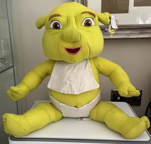 LARGE DREAMWORKS SHREK The Third Baby Shrek Fergus Plush Soft Toy With ...