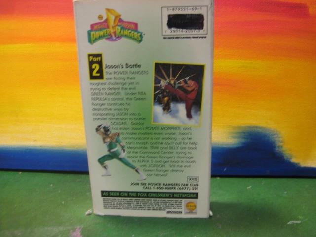 GREEN WITH EVIL Jason's Battle Pt2 MMPR Mighty Morphin Power Rangers ...