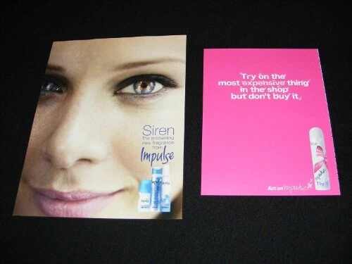 IMPULSE MAGAZINE CLIPPINGS print ads for Perfumed Body Spray $3.99 ...