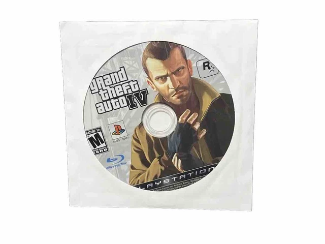 GRAND THEFT AUTO 4 IV GTA 4 (Playstation 3 PS3 2008) Disc Only Tested ...