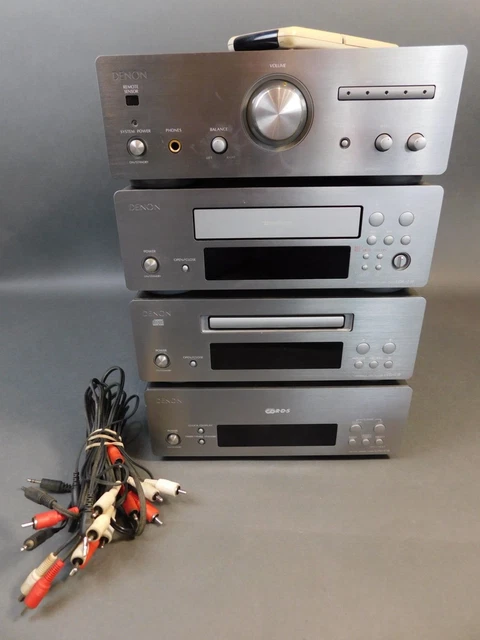 DENON F10 HI-FI Component System CD/Tuner/Cassette Deck/Integrated Amp ...