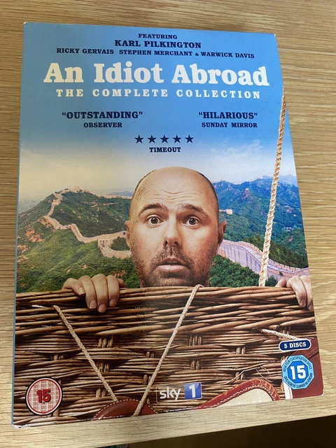 AN IDIOT ABROAD: The Complete Collection DVD (2016) Karl Pilkington ...