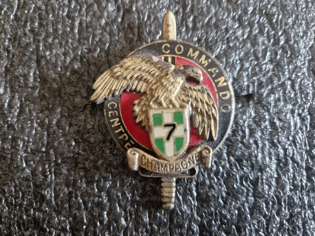 INSIGNE CENTRE COMMANDO CEC 7° REGIMENT D INFANTERIE EUR 12,00 ...