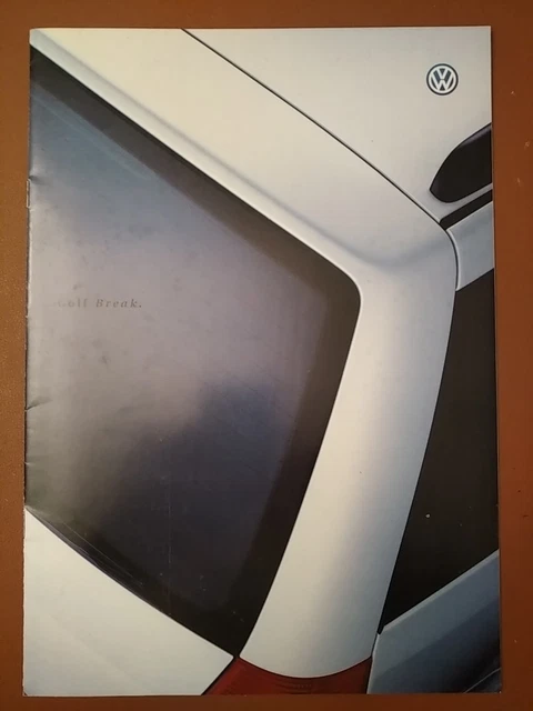 CATALOGUE / BROCHURE VW VOLKSWAGEN GOLF BREAK 02/2000 16 Pages 🇲🇫 FR ...