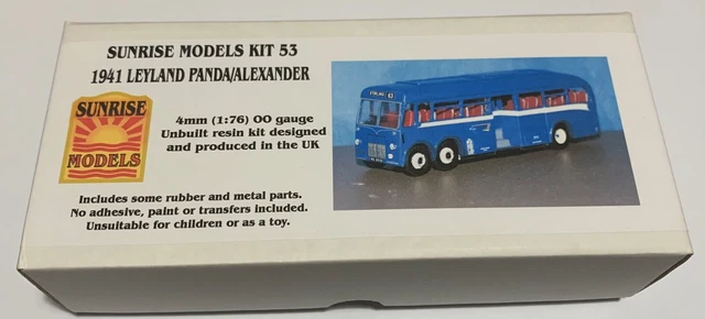 KIT MODELLI ALBA 53 1941 Leyland Panda/Alexander Bus Scala 1:76 Kit ...