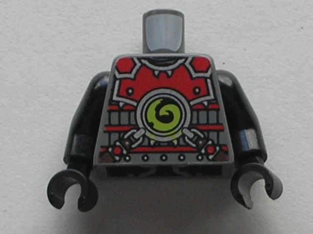 LEGO TORSO NINJAGO Red Armor 973pb1349c01 Minifig njo082 njo077 njo081 ...