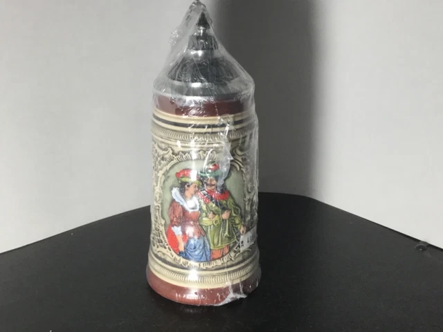 ORIGINAL THEWALT - Lidded Beer Stein - Man / Woman - 7 3/4" - Germany ...