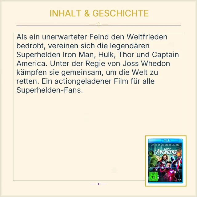 MARVEL AVENGERS BLU-RAY Robert Downey Jr. Joss Whedon Actionfilm ...