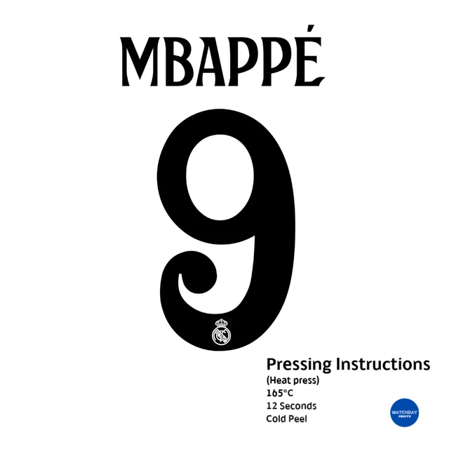 MBAPPE 24/25 HOME Shirt DTF Name Set £9.99 - PicClick UK
