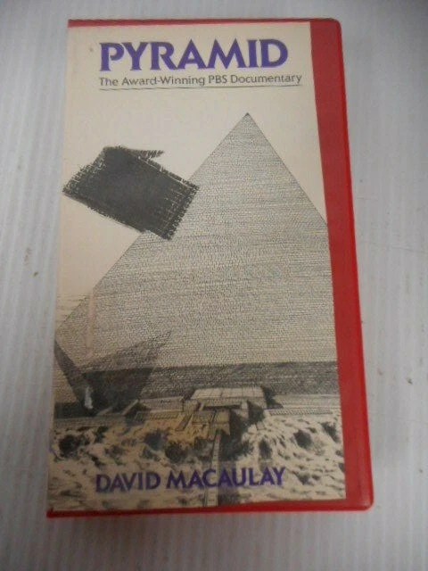 PYRAMID VHS PBS Documentary David Macaulay EUR 11,20 - PicClick FR