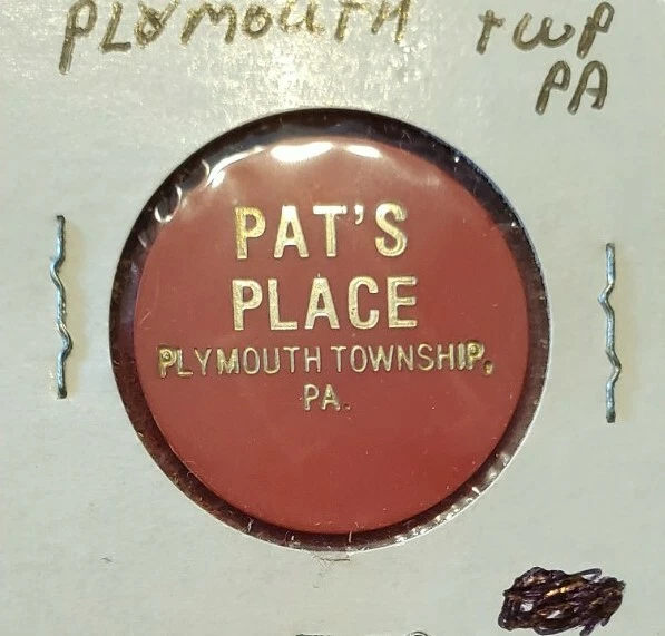 PAT'S PLACE PLYMOUTH PA good for 1 beer In trade token♤gft1019♡R £3.89 ...