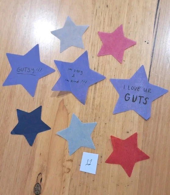 OLIVIA RODRIGO GUTS WORLD TOUR Confetti Stars 2024 Pack 12 $20.00 ...