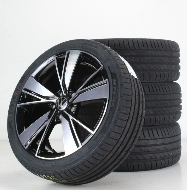 VW GOLF 8 & R-Line GTE Gti GTD Summer Wheels 18 Inch Bakersfield Rims £ ...