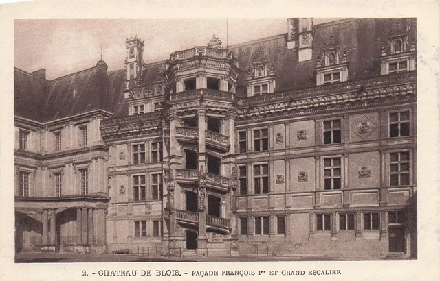 41 BLOIS CHATEAU De Blois Facade Francois Ier Et Grand Escal EUR 5,90 ...