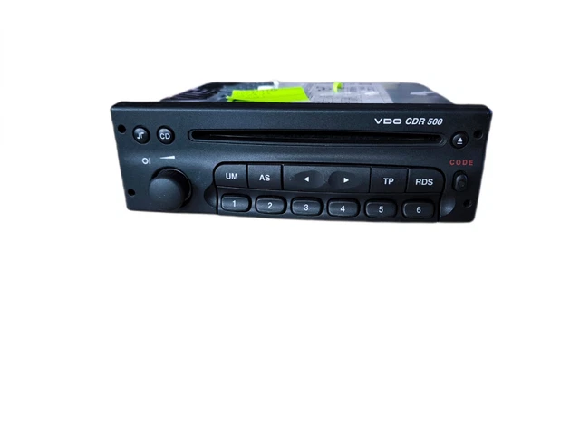 ORIGINAL OPEL VDO CDR 500 CD Code OFF - Code deaktiviert EUR 161,95 ...