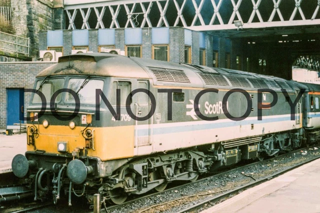 UK DIESEL TRAIN Railway Photograph Of Class 47 47709 Loco. Rm47-2008 £1 ...