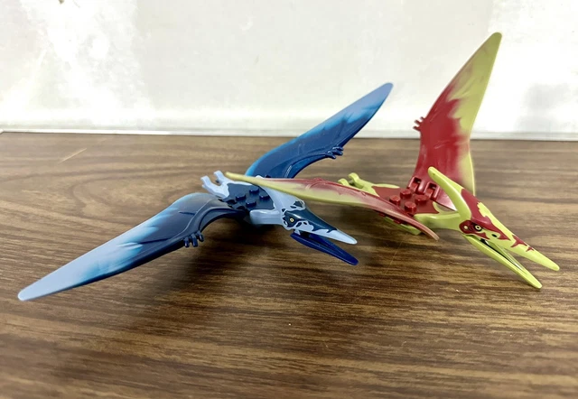 LEGO JURASSIC WORLD Pterodactyl Pteranodon Minifigure Dinosaur Lot ...