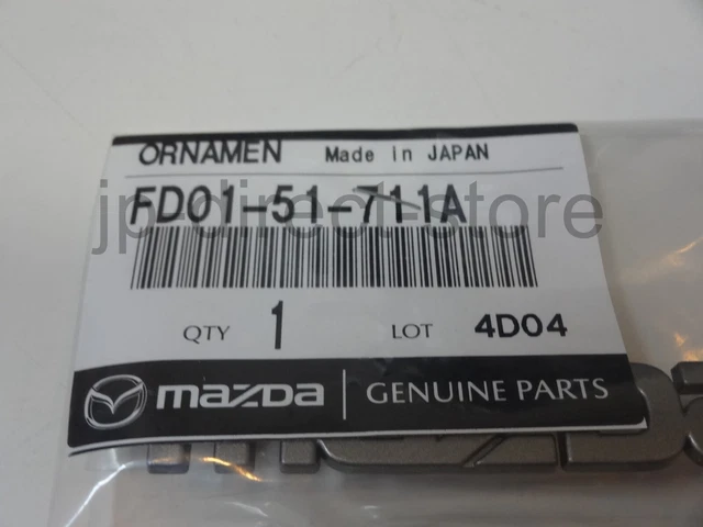 GENUINE MAZDA RX-7 FD3S Rear Trunk Badge Emblem FD01-51-711A OEM £61.39 ...