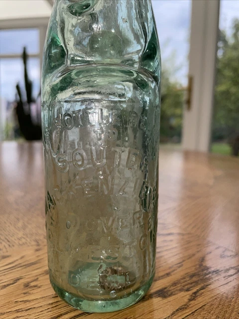 ANTIQUE SOUTER MACKENZIE & Co Crystal Mineral Water Glass Bottle. £16. ...