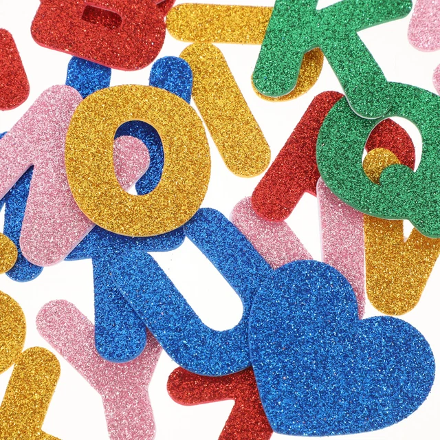 5 BAGS SELF Adhesive Alphabet Stickers Eva Child Letter Decals Foam £7. ...