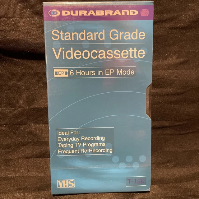 NUEVA CINTA VHS en blanco sellada grado estándar DURABRAND T-120 6 horas EP EUR 10,93 - PicClick ES
