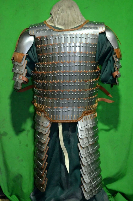 MEDIEVAL LAMELLAR ARMOR Scale Body Armor W Tassets Viking Armour SCA ...