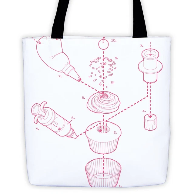 EXPLODED MODERN WORKSPACE Clever Exploded View Office Reusable Shopping ...