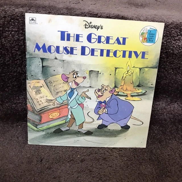 THE GREAT MOUSE Detective A Golden Look Look Book Basil Baker Street ...