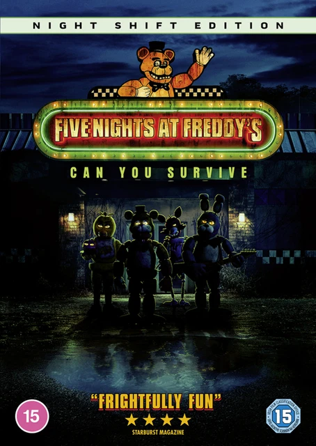 FIVE NIGHTS AT Freddy's (DVD) Elizabeth Lail Piper Rubio Kat Conner ...