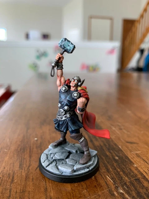 MARVEL: CRISIS PROTOCOL - THOR Painted with Valkyrie Character ...