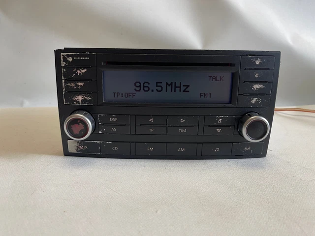 VW T5 DELTA Car Stereo Radio CD Player 7L6035195 + CODE £68.11 ...