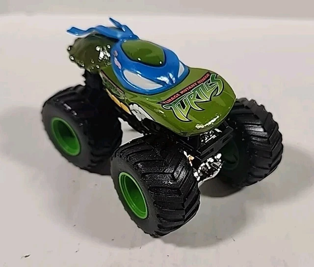 HOT WHEELS MONSTER Jam Teenage Mutant Ninja Turtles Leonardo Truck vert ...