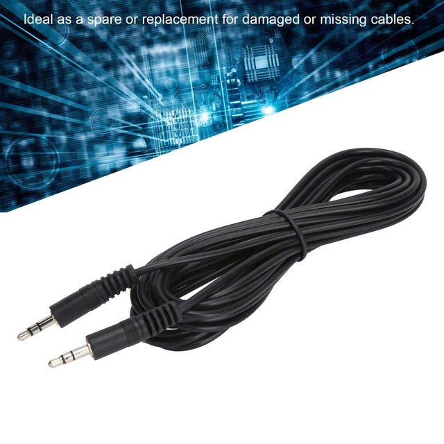 AUXILIARY CABLE MALE To Male Cable Plug And Play Compact Size About £7. ...