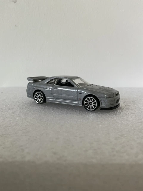 SUPER RARE NISSAN Skyline GTR R34 Silver Hw Premiere Hot Wheels Car £18 ...
