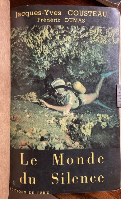 COUSTEAU LE MONDE du silence EO 1953 reliure cuir Calypso illustré EUR ...