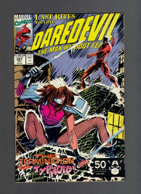DAREDEVIL 297 (MARVEL 1991) FN-VF typhoïde Mary Kingpin Lee semaines ...