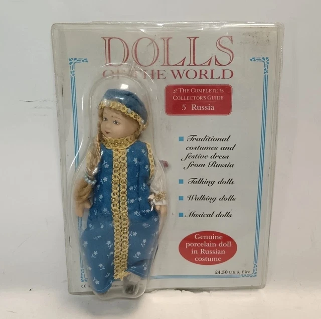 DOLLS OF THE World RUSSIA Fine Porcelain Doll & Vintage Magazine Number ...