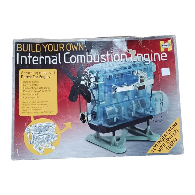 HAYNES : BUILD Your Own Internal Combustion Engine Model Kit £14.99 ...