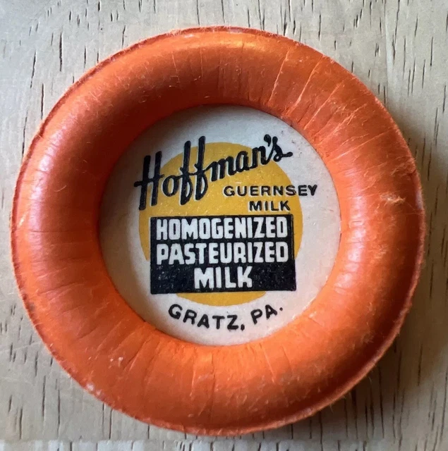 HOFFMAN'S GUERNSEY MILK Cap Gratz, PA Homogenized Pasteurized Milk $4. ...
