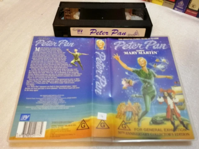 PETER PAN - Rare Australian IFV Home Video Sell Through Vhs Issue - NBC ...