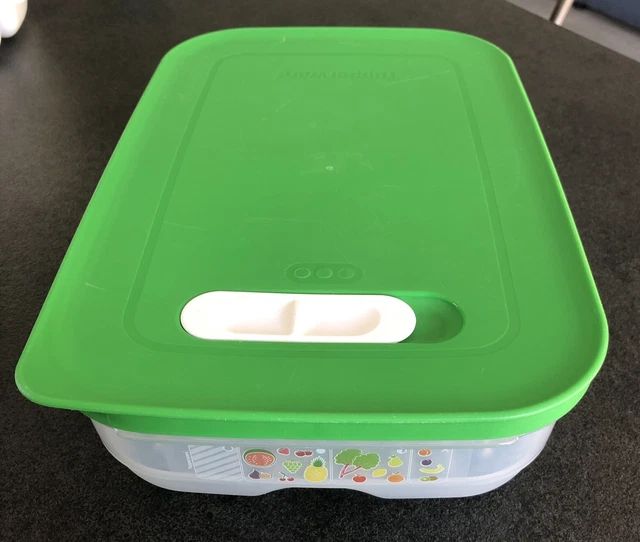 TUPPERWARE BOÎTE VENTIOFRAIS Basse - 1,8 L Verte EUR 15,00 - PicClick FR